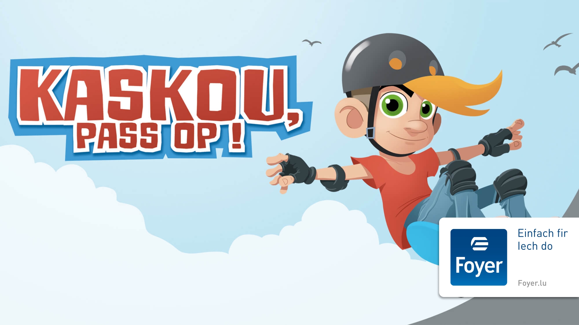Kaskou, das Spiel über Sicherheit zuhause und unterwegs - Foyer
